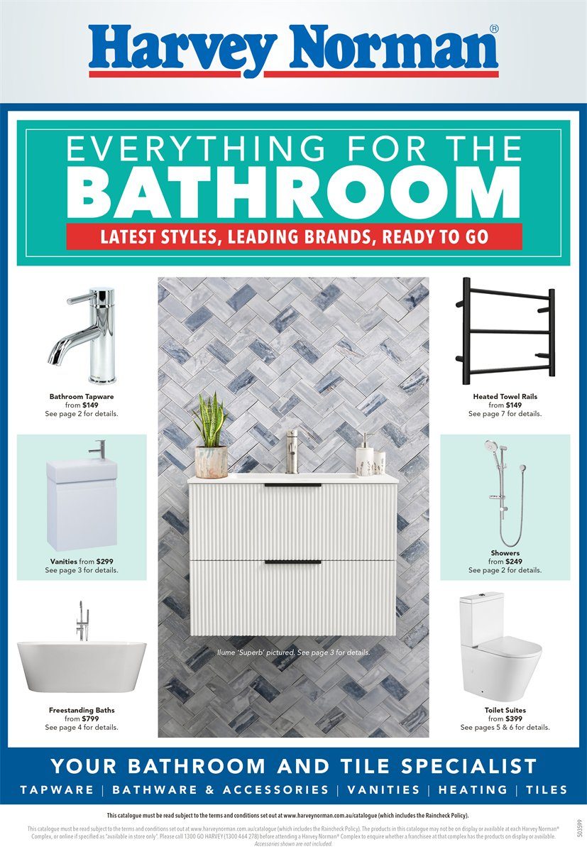 Harvey Norman Catalogue Everything For The Bathroom December 5 - 15 ...