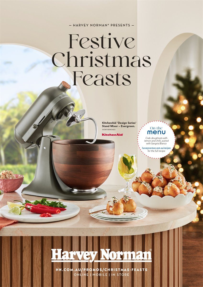 Harvey Norman Catalogue Festive Feasts Recipes November 11 - December 31, 2024 | Catalogue AU