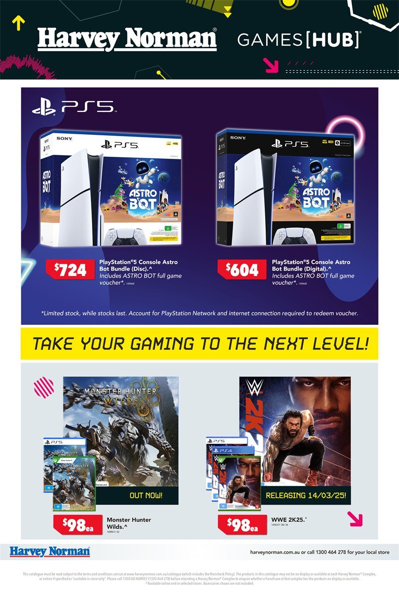 Harvey Norman Catalogue March Gaming March 12 - 28, 2025 | Catalogue AU