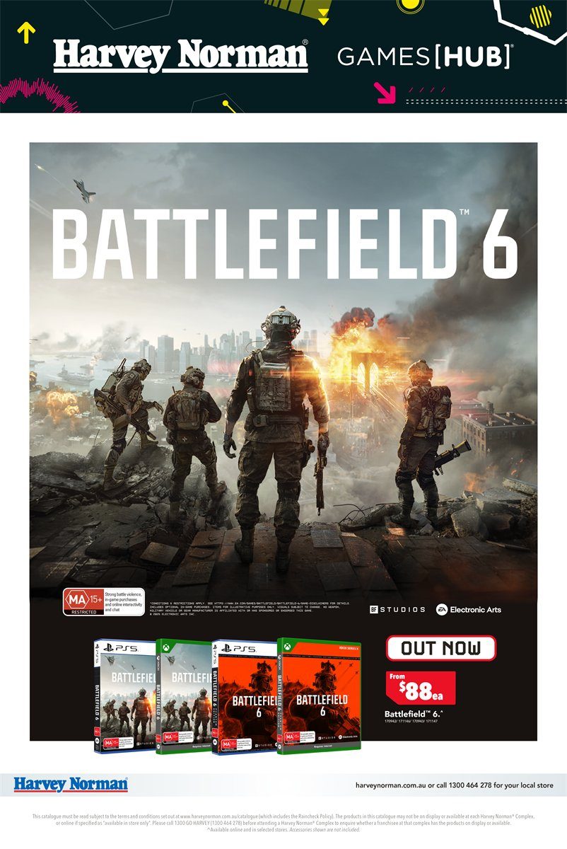 Harvey Norman Catalogue October Gaming October 10 - 23, 2025 | Catalogue AU