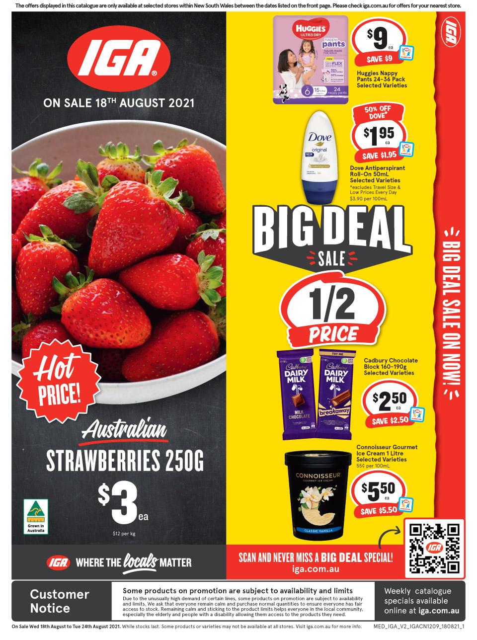 IGA Catalogue 18 - 24 Aug 2021 | Catalogue AU