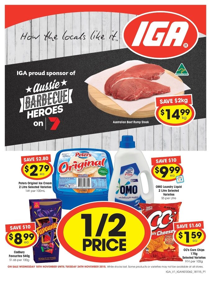 IGA Catalogue 18 Nov 2015 | Catalogue AU