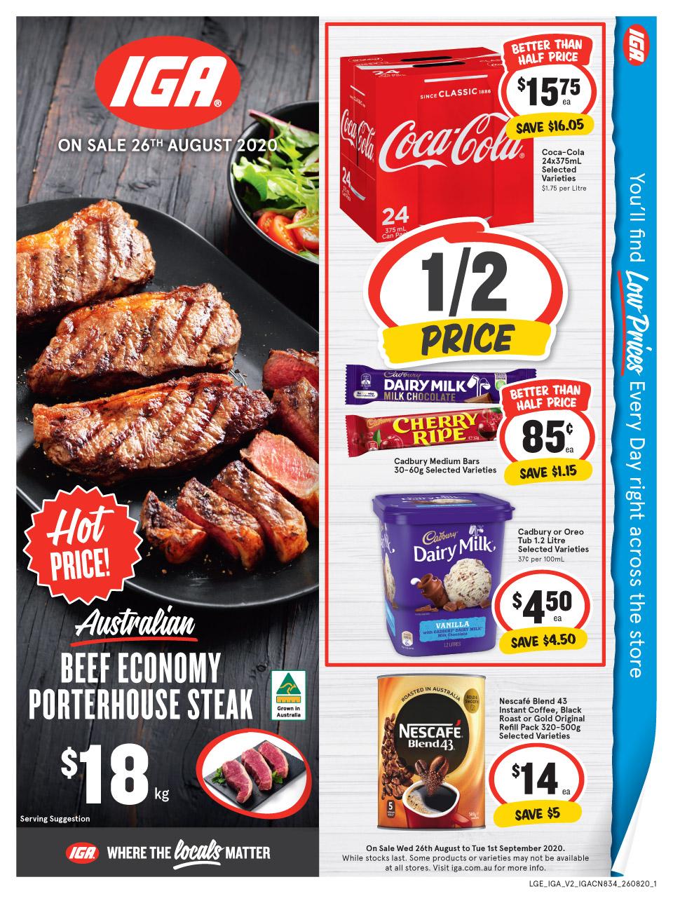 IGA Catalogue 26 Aug - 1 Sep 2020 - Catalogue AU