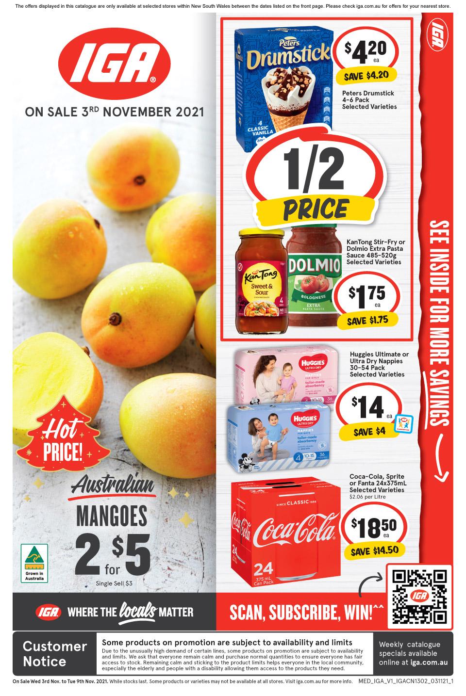 IGA Catalogue 3 - 9 Nov 2021 | Catalogue AU