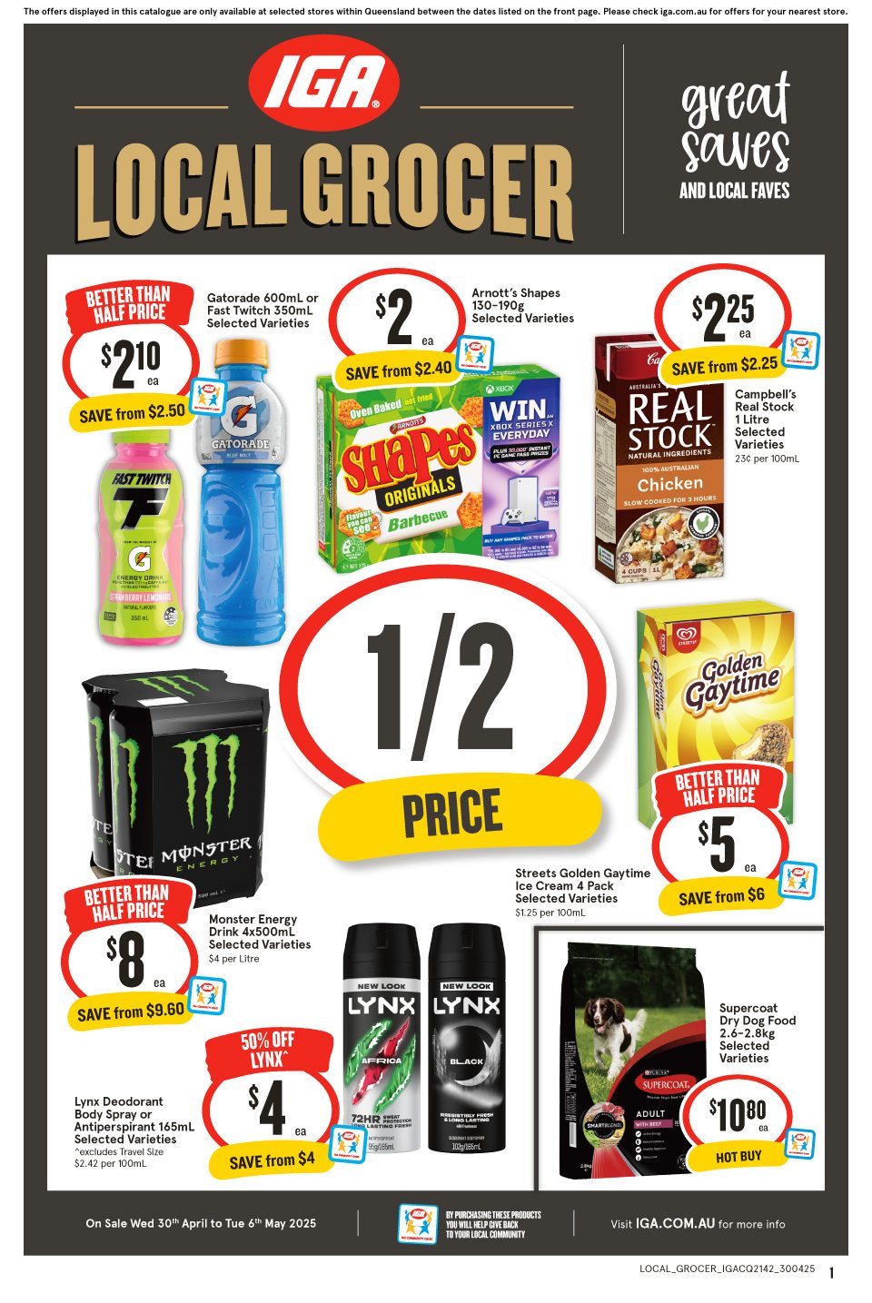 IGA Catalogue April 29 - May 6, 2025 QLD Local Grocer | Catalogue AU