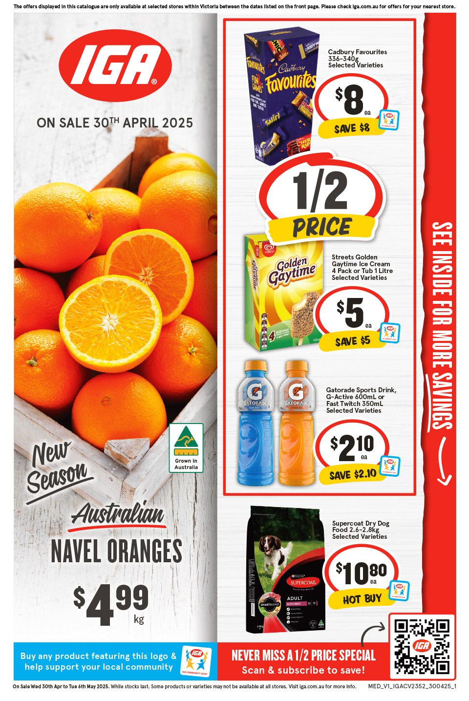 IGA Catalogue April 30 - May 6, 2025 VIC Medium | Catalogue AU
