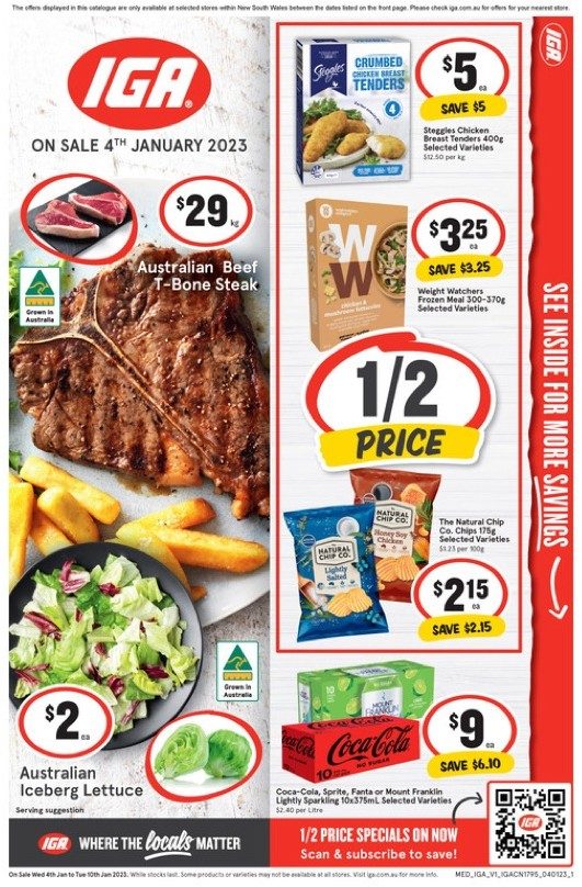 IGA Catalogue Deals 4 - 10 Jan 2023 | Catalogue AU