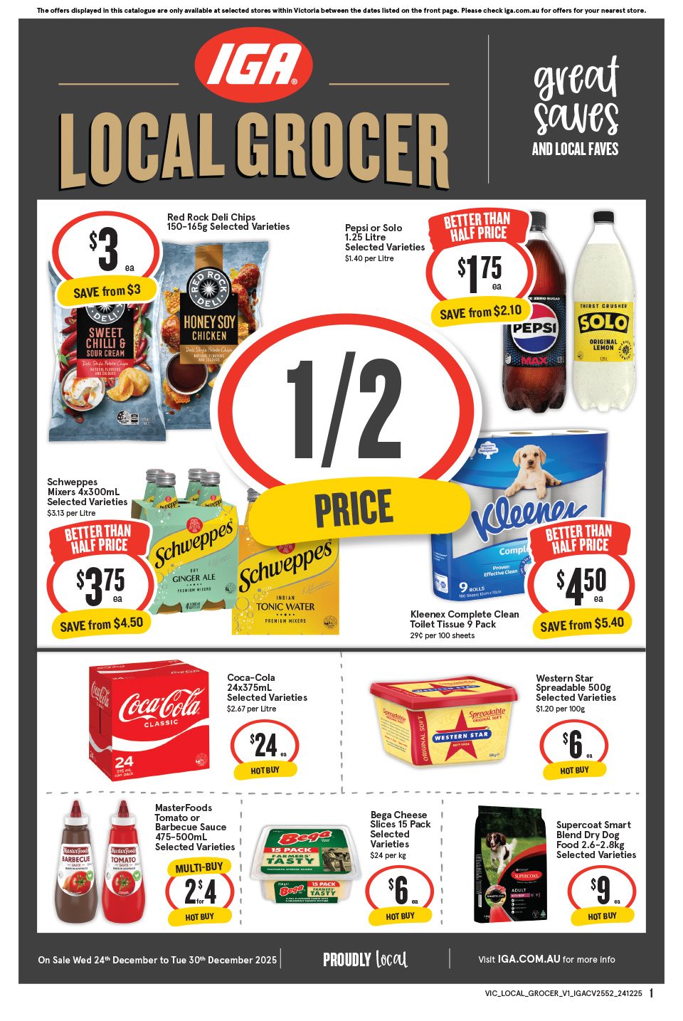 IGA Catalogue December 24 - 30, 2025 VIC Local Grocer | Catalogue AU