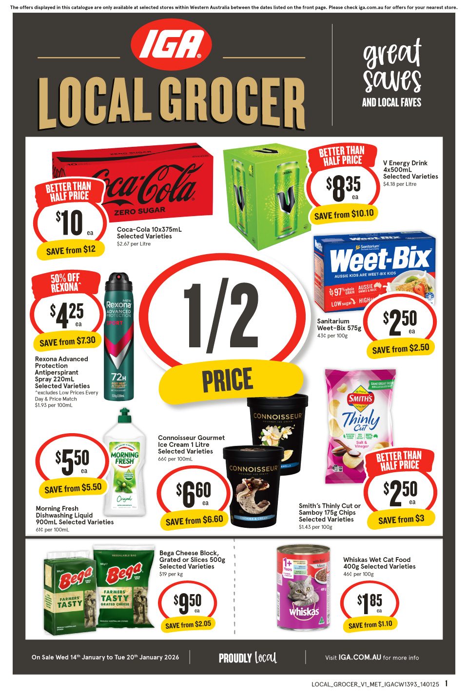 IGA Catalogue January 14 - 20, 2026 Local Grocer Metro | Catalogue AU