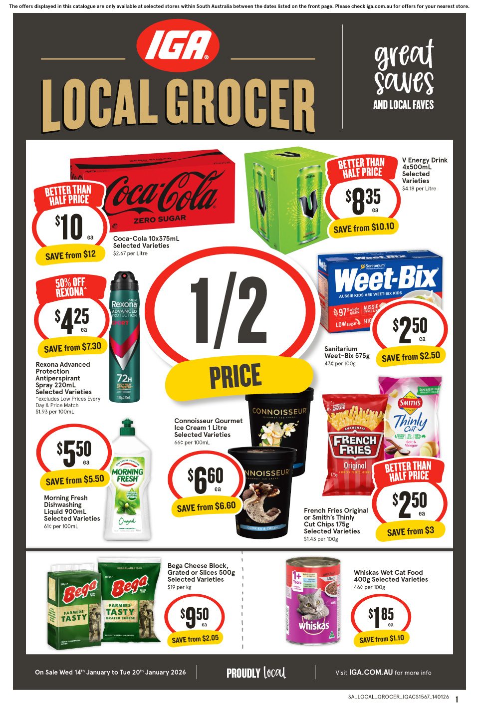 IGA Catalogue January 14 - 20, 2026 SA Local Grocer | Catalogue AU