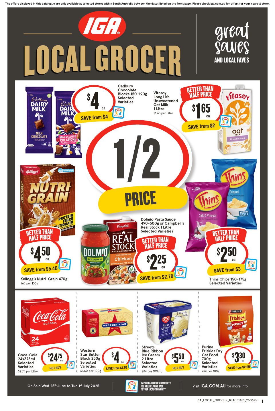 IGA Catalogue June 25 - July 1, 2025 SA Local Grocer | Catalogue AU