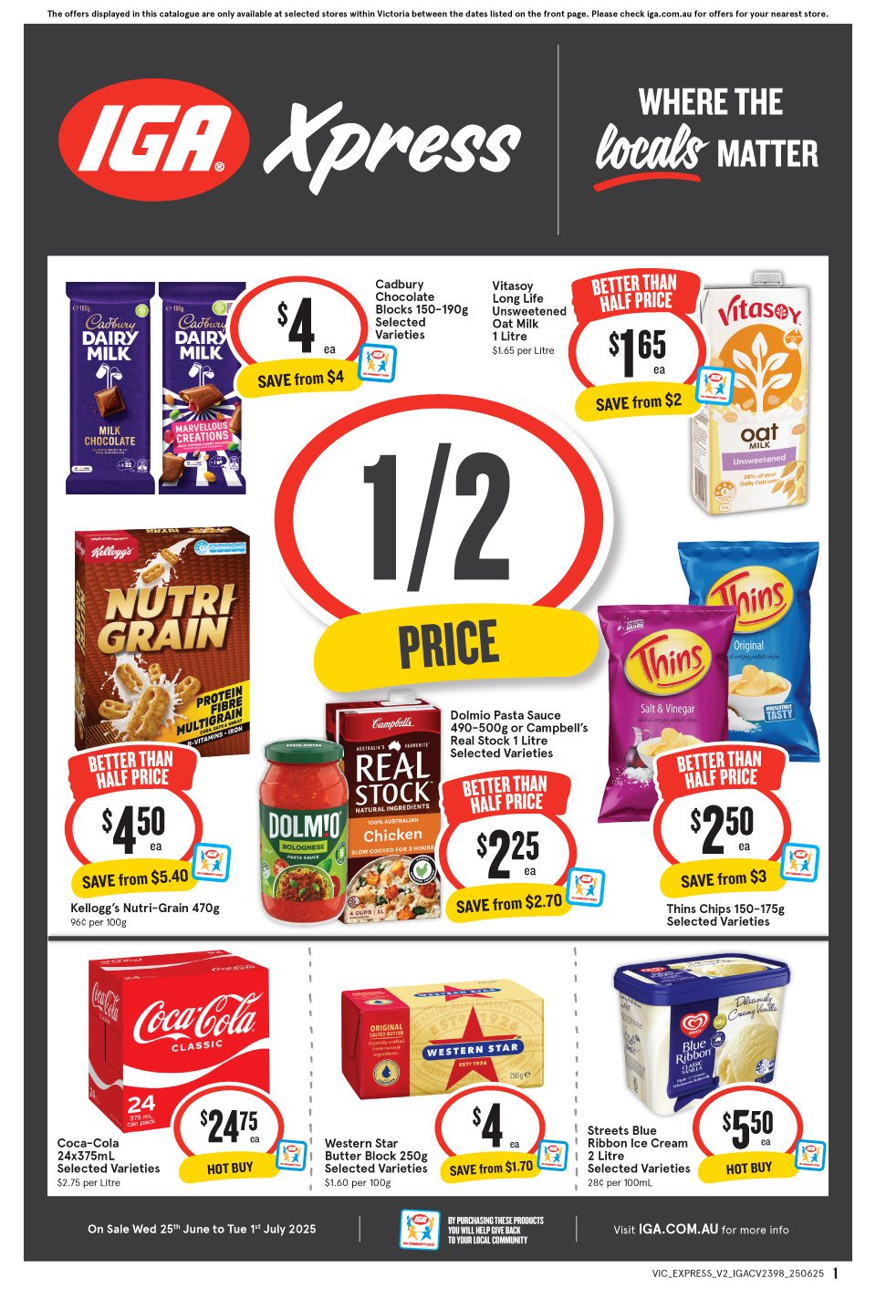 IGA Catalogue June 25 - July 1, 2025 VIC X-PRESS V1 | Catalogue AU