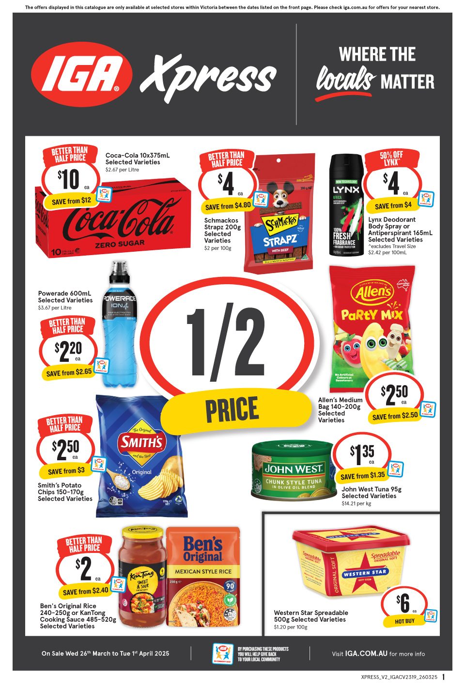 IGA Catalogue March 25 - April 1, 2025 VIC X-PRESS V1 | Catalogue AU