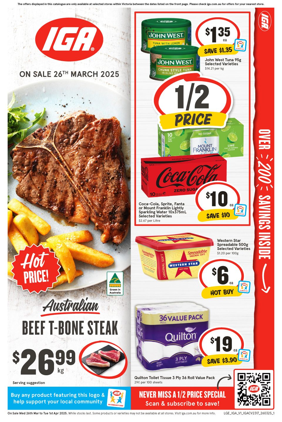 IGA Catalogue March 26 - April 1, 2025 VIC Large V1 | Catalogue AU