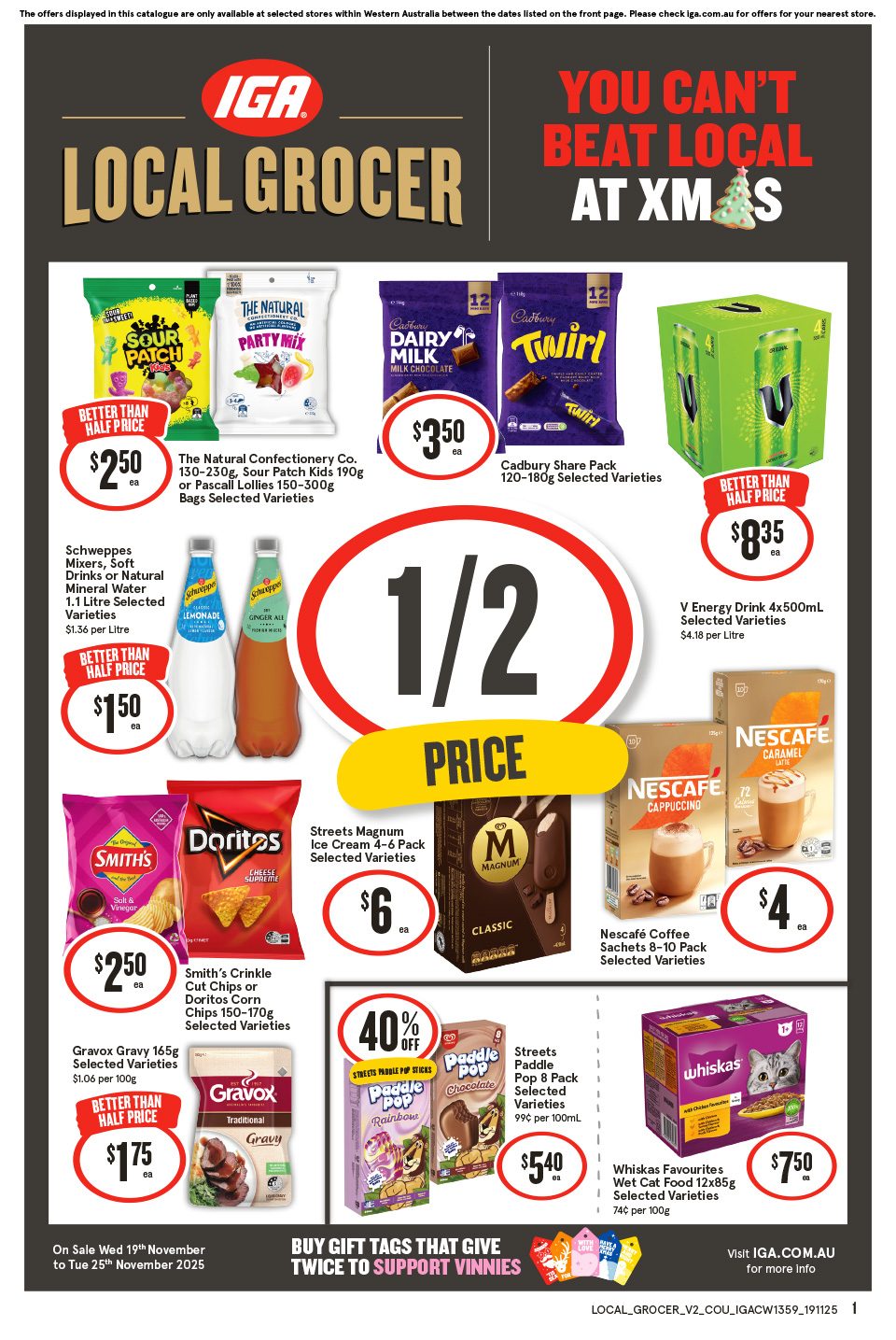 IGA Catalogue November 18 - 25, 2025 Local Grocer Country | Catalogue AU