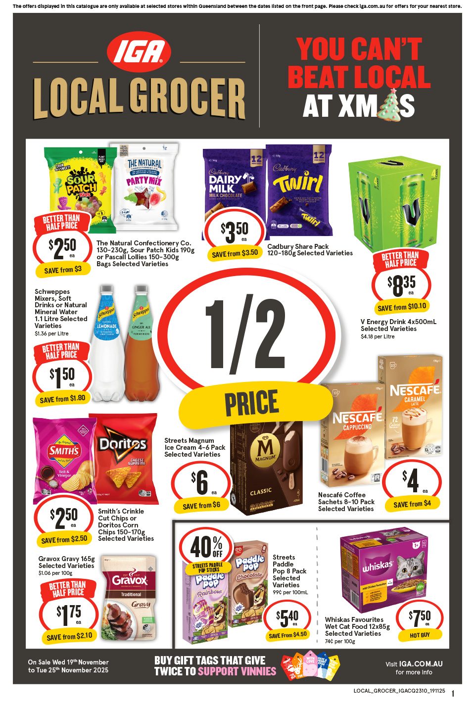 IGA Catalogue November 19 - 25, 2025 QLD Local Grocer | Catalogue AU
