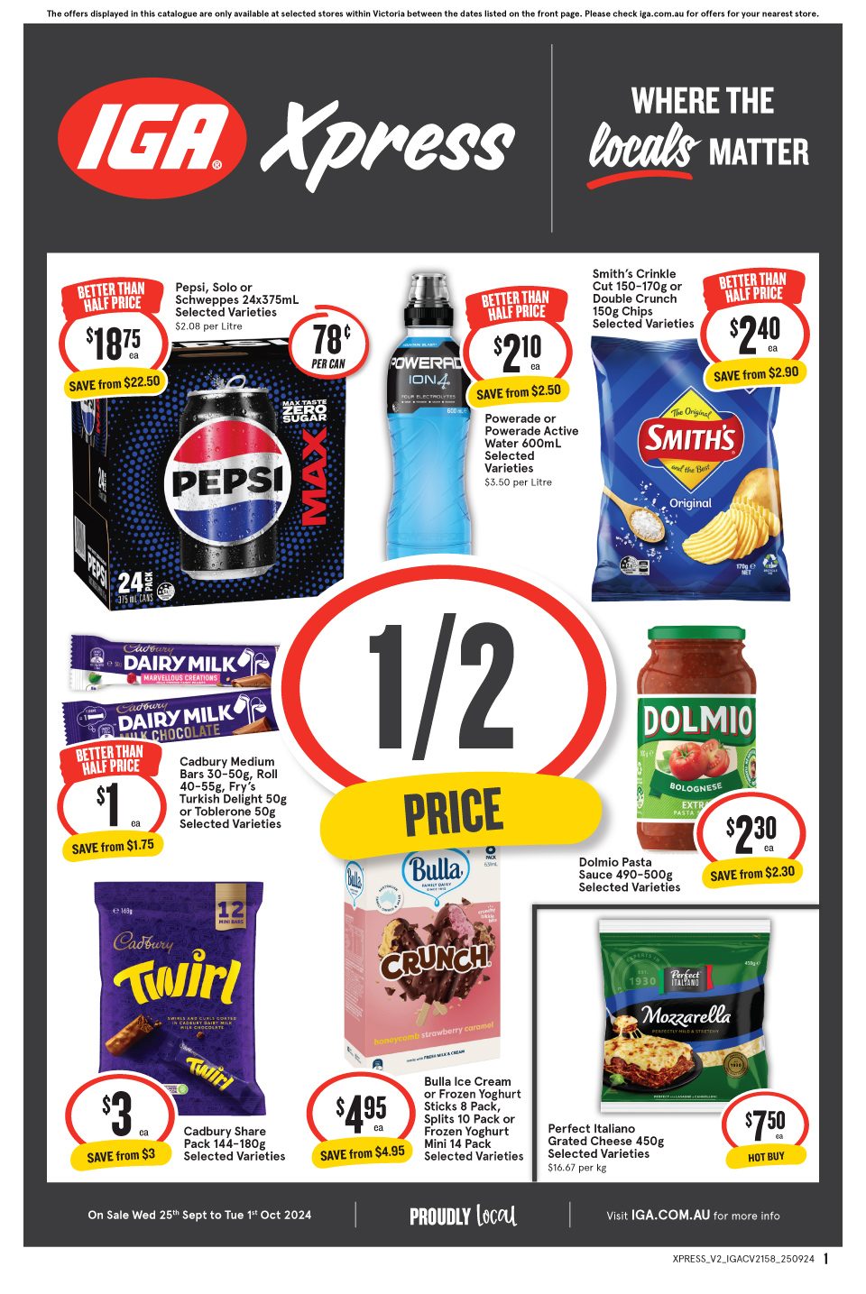 IGA Catalogue September 25 - October 1, 2024 VIC Xpress V1 - Catalogue AU