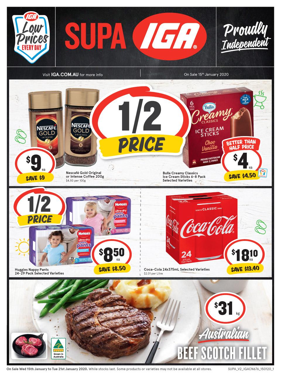 IGA Catalogue Supa 15 - 21 Jan 2020 | Catalogue AU