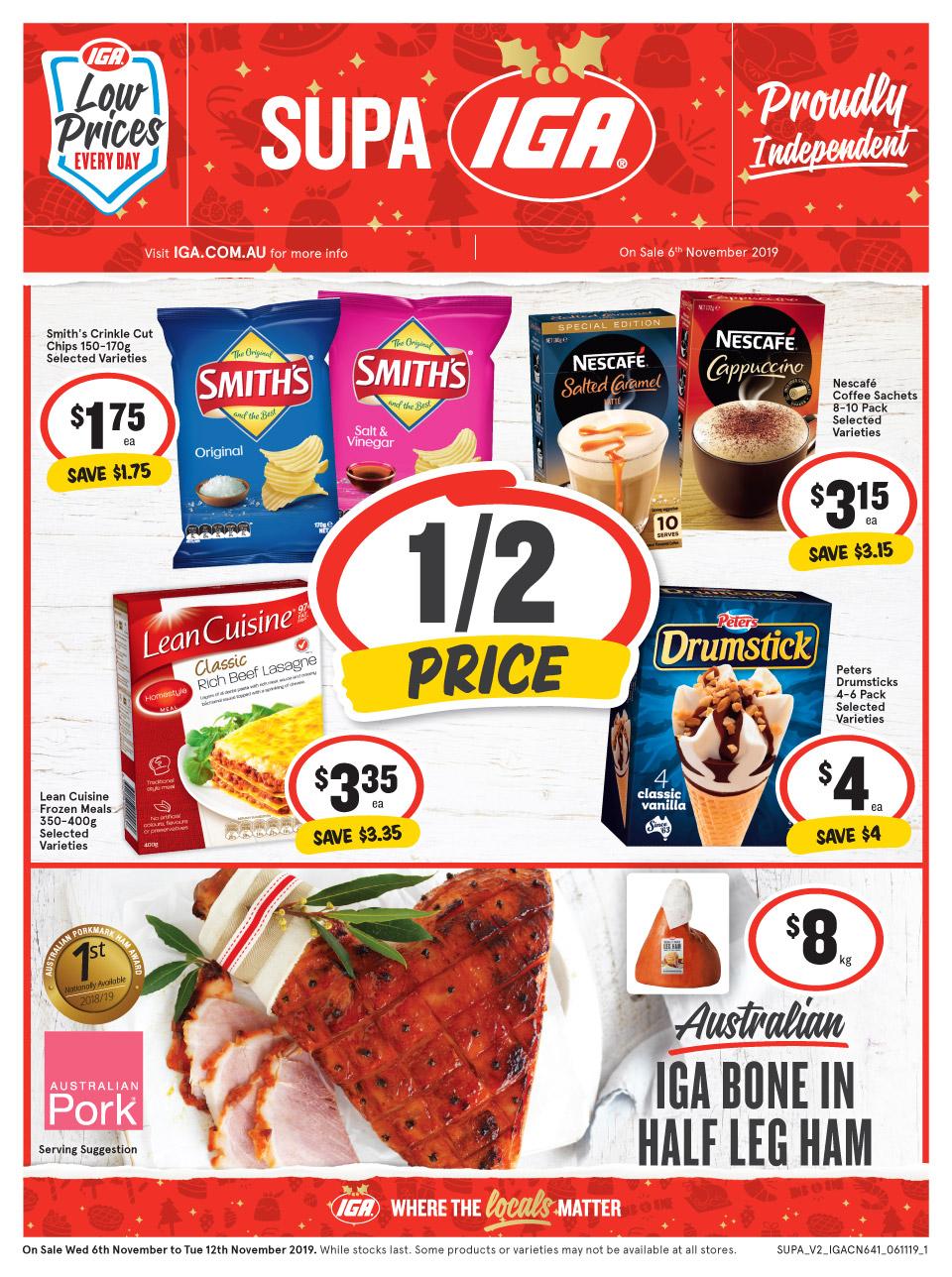 IGA Catalogue Supa 6 - 12 Nov 2019 | Catalogue AU