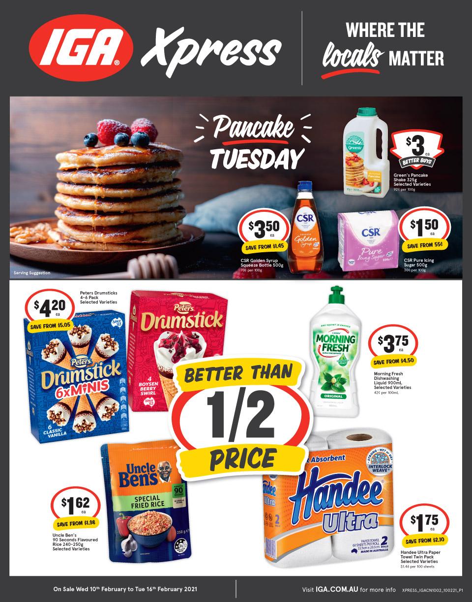 IGA Catalogue Xpress 10 - 16 Feb 2021 | Catalogue AU