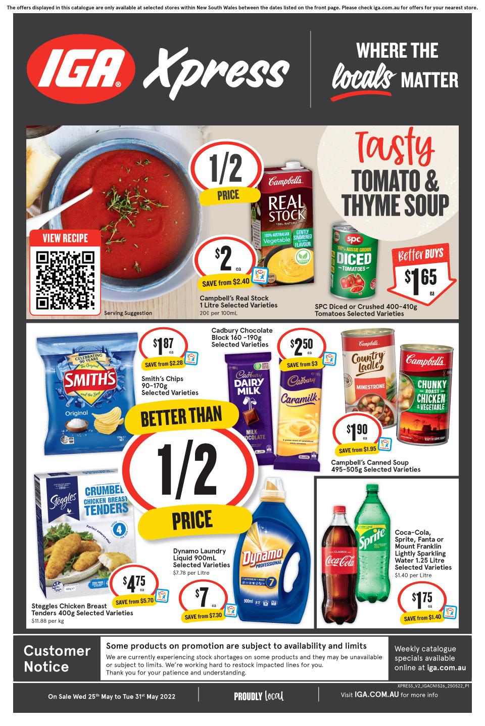 IGA Catalogue Xpress 25 - 31 May 2022 | Catalogue AU