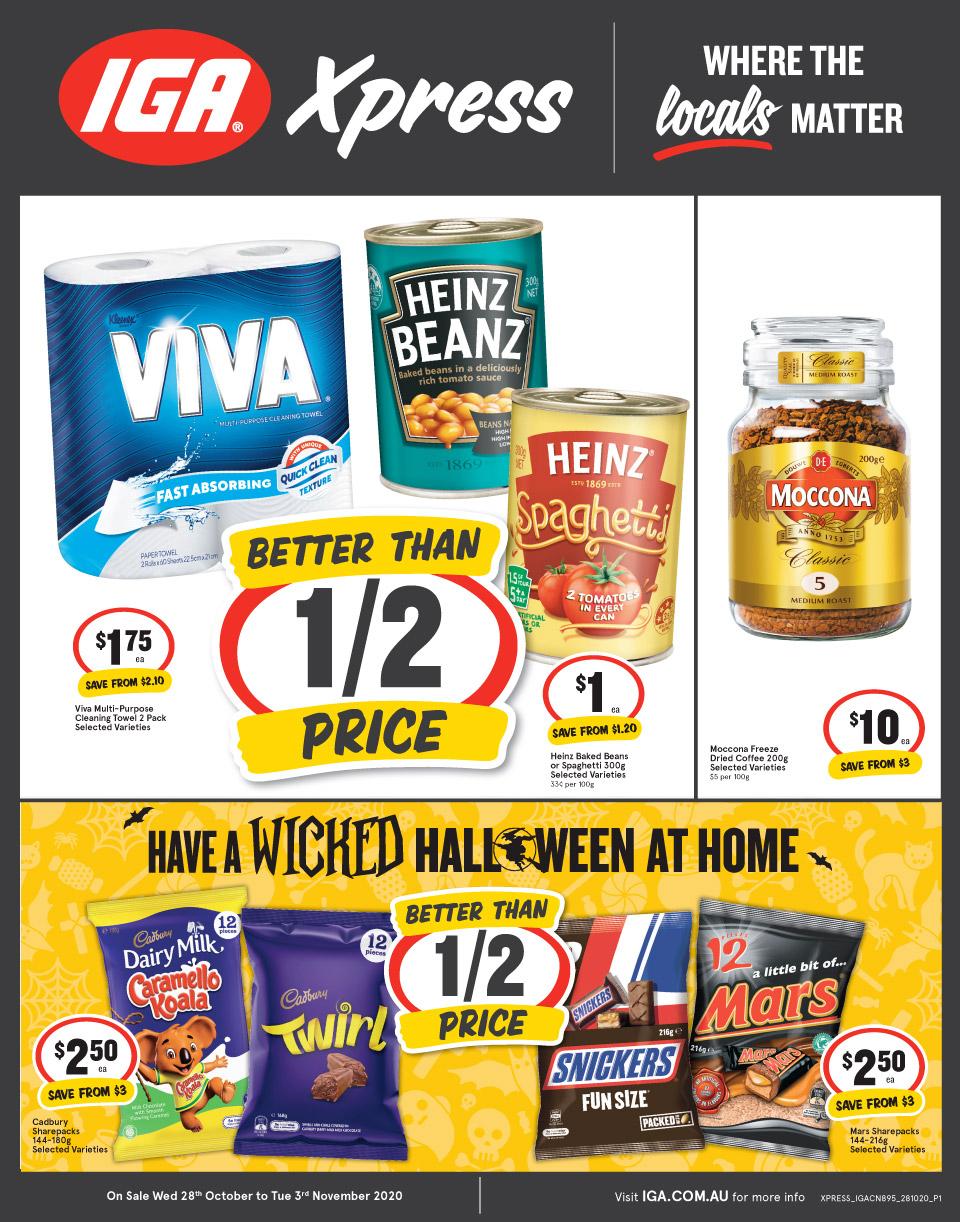 IGA Catalogue Xpress 28 Oct - 3 Nov 2020 | Catalogue AU