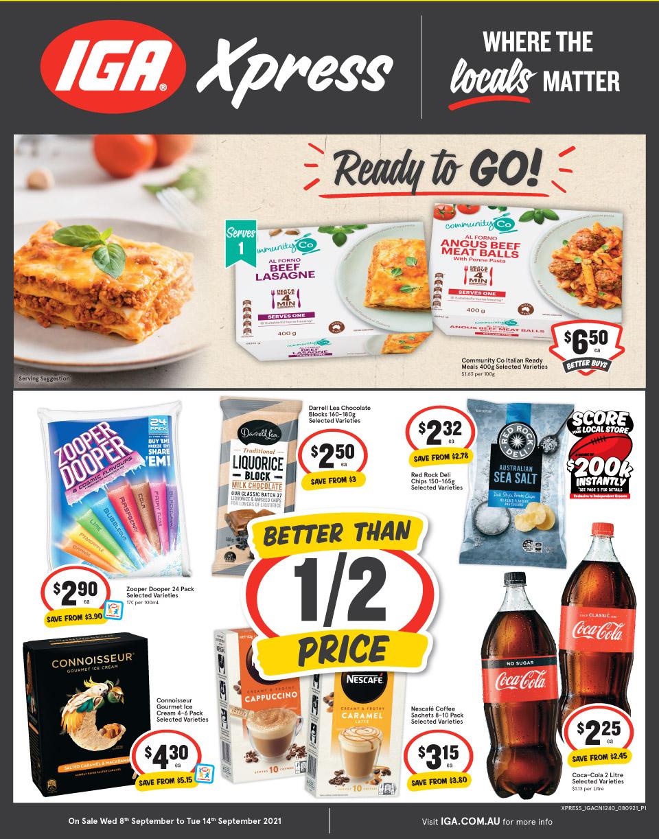 IGA Catalogue Xpress 8 - 14 Sep 2021 | Catalogue AU
