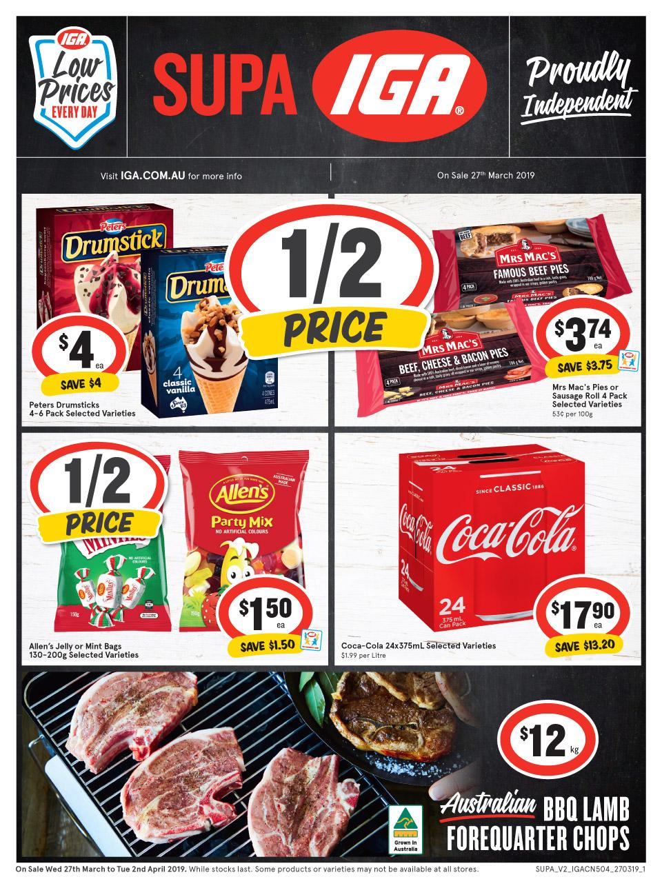 IGA Supa Catalogue 27 Mar - 2 Apr 2019 | Catalogue AU