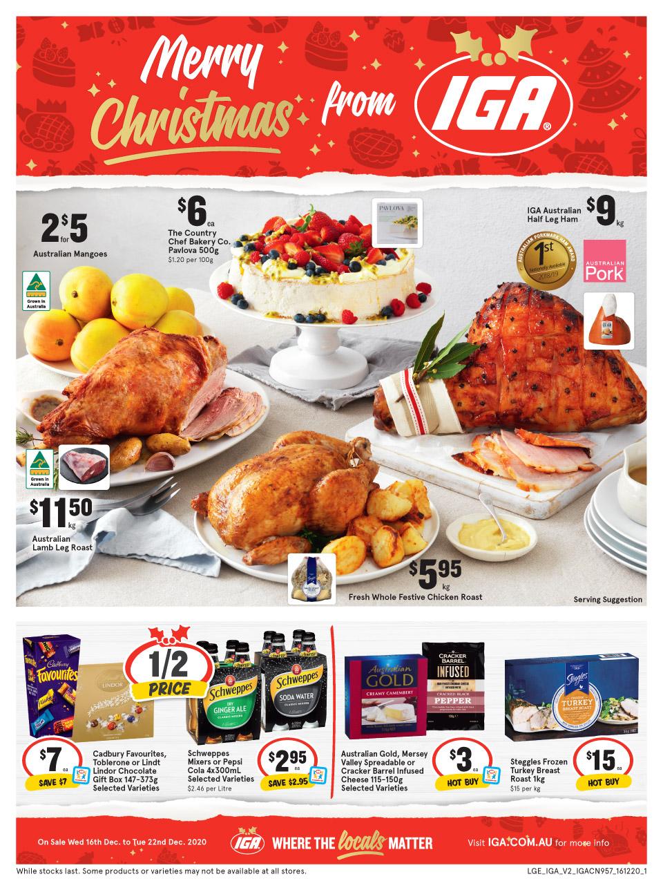 Supa IGA Catalogue Christmas 16 - 22 Dec 2020 | Catalogue AU