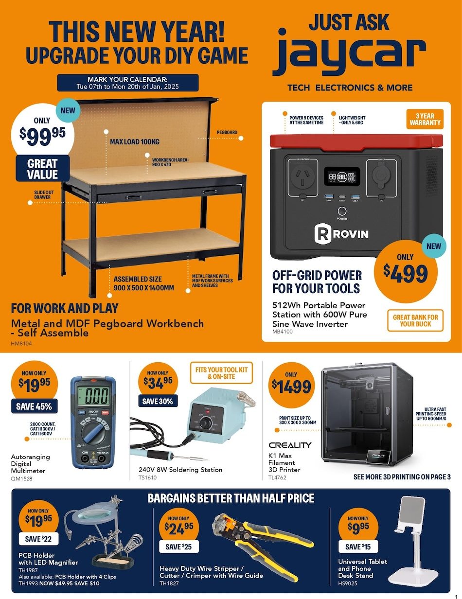 Jaycar Catalogue 7 - 20 Jan 2025 | Catalogue AU