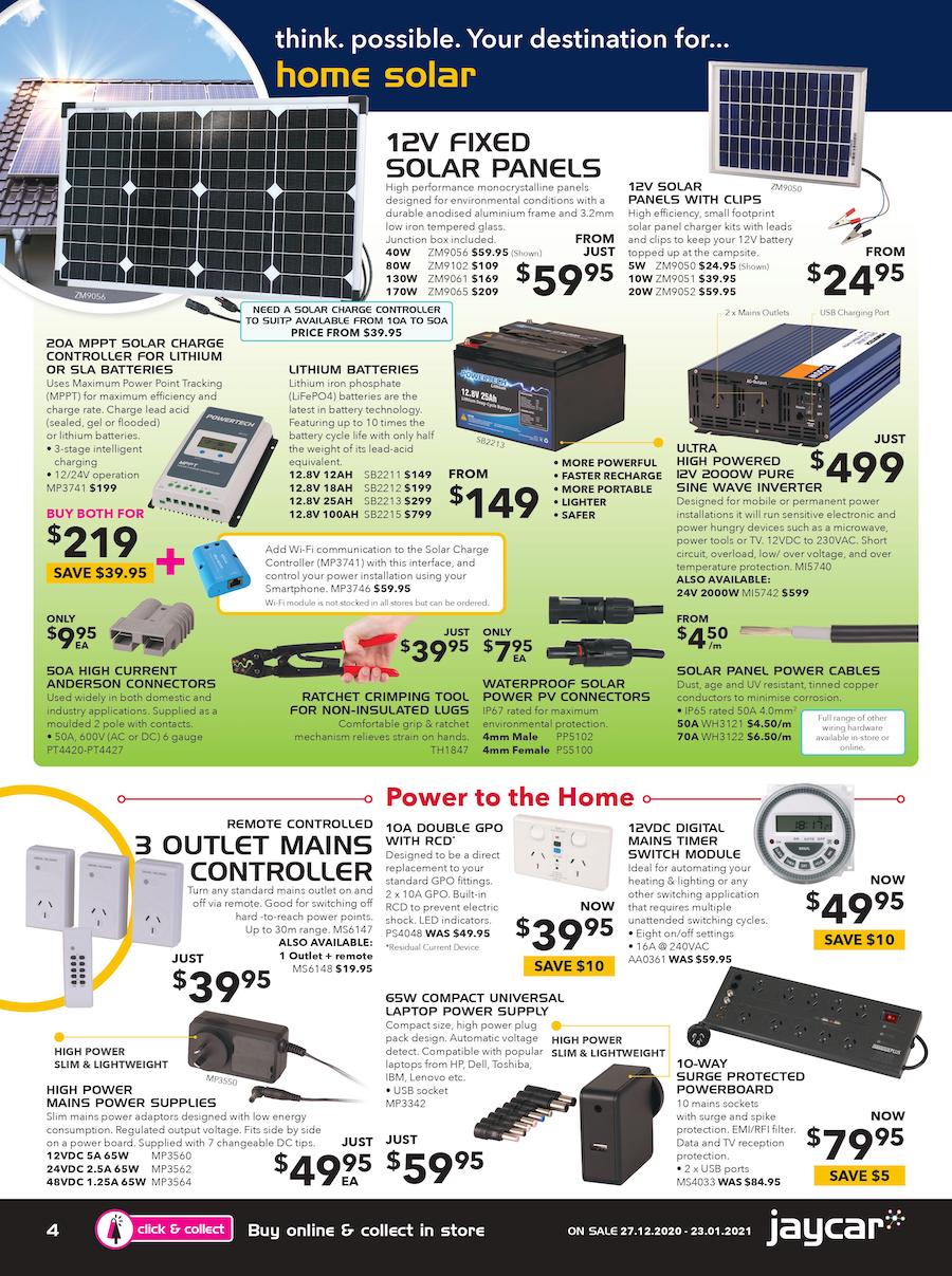 Jaycar Catalogue 27 Dec 2020 - 23 Jan 2021 - Catalogue AU