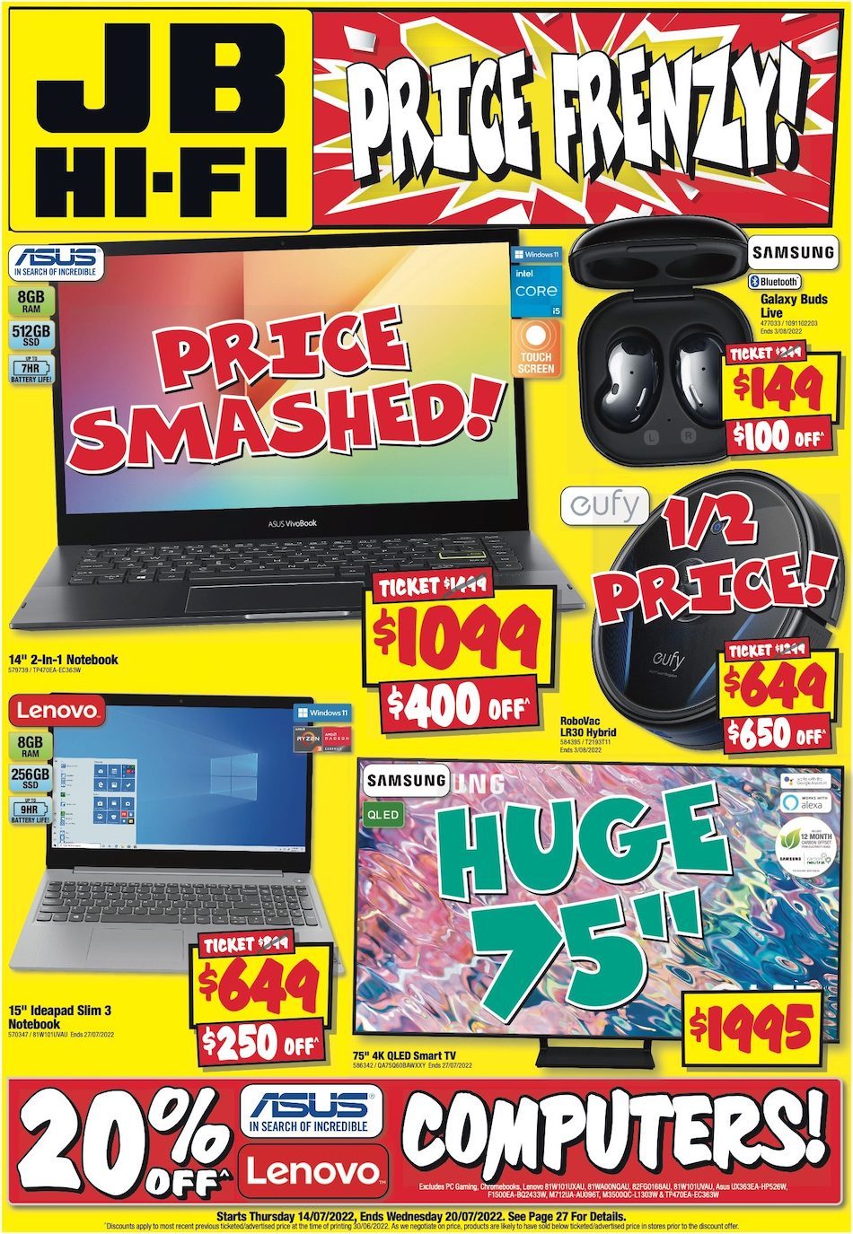 JB Hi-Fi Catalogue 14 - 20 Jul 2022 | Catalogue AU