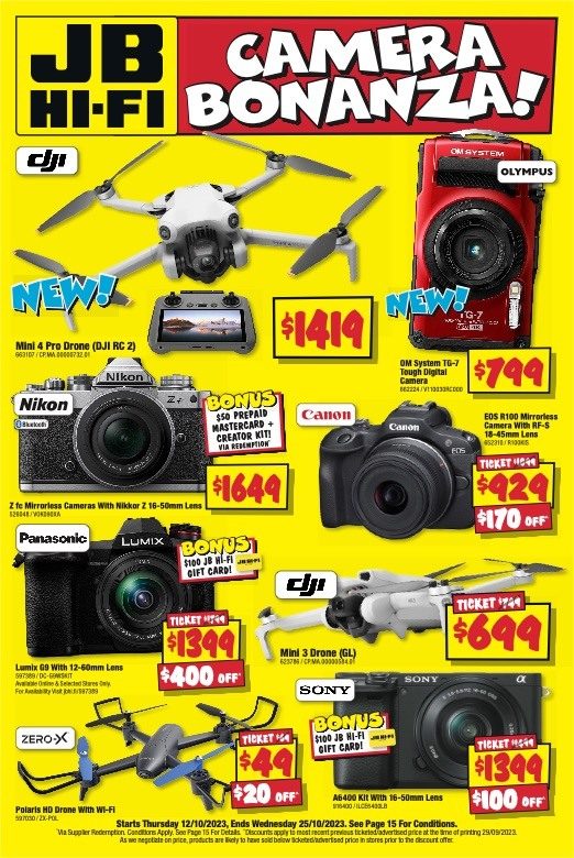 JB Hi-Fi Catalogue Camera Bonanza Oct 2023 | Catalogue AU