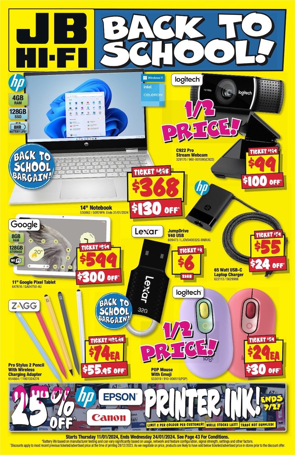 JB Hi-Fi Back to School Computers Jan 2024 | Catalogue AU