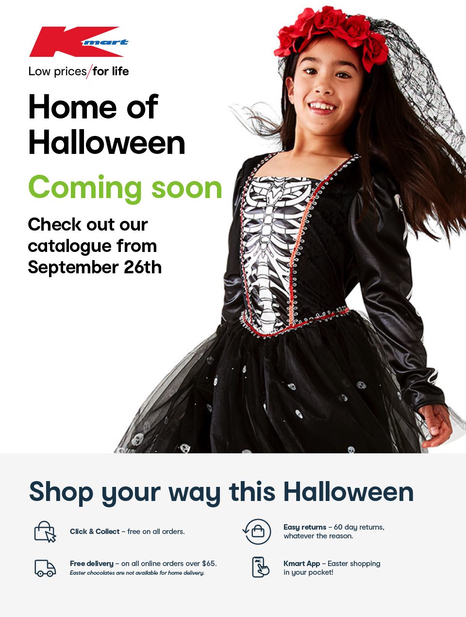 Kmart Catalogue September 22 - 25, 2024 Home of Halloween | Catalogue AU
