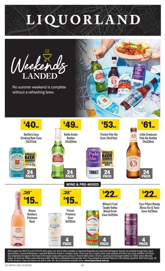 Liquorland Catalogue 18 - 24 Jan 2023 | Catalogue AU