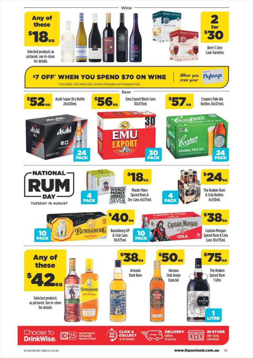 Liquorland Catalogue 9 - 16 Aug 2022 - Catalogue AU