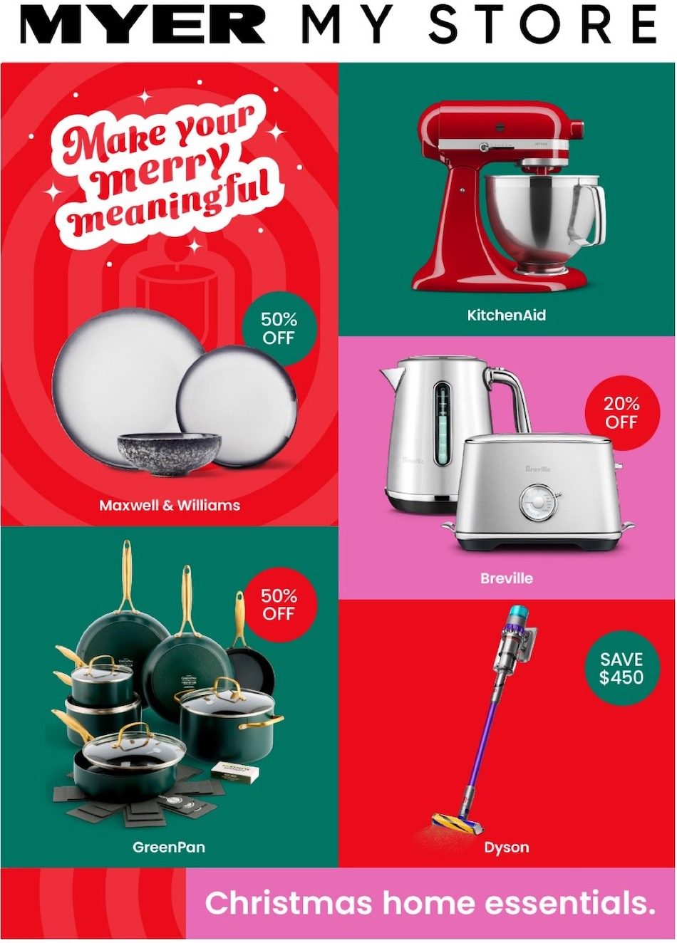 Myer Catalogue Christmas Home 14 Nov - 12 Dec 2023 | Catalogue AU