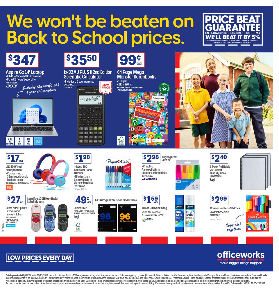 Officeworks Catalogue December 31, 2024 - February 2, 2025 We Won't be ...