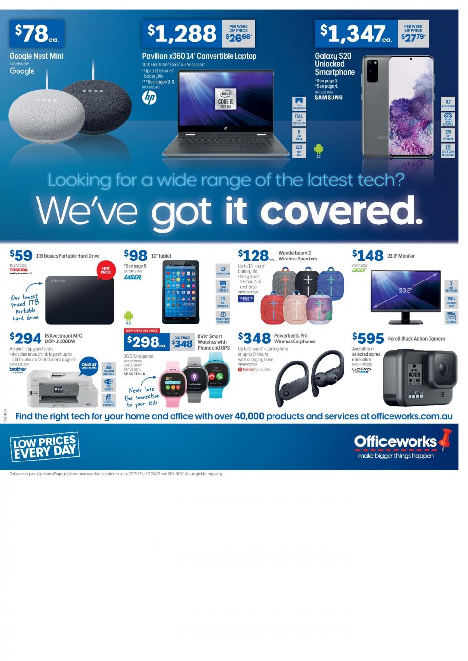 Officeworks Catalogue Electronics Mar 2020 | Catalogue AU