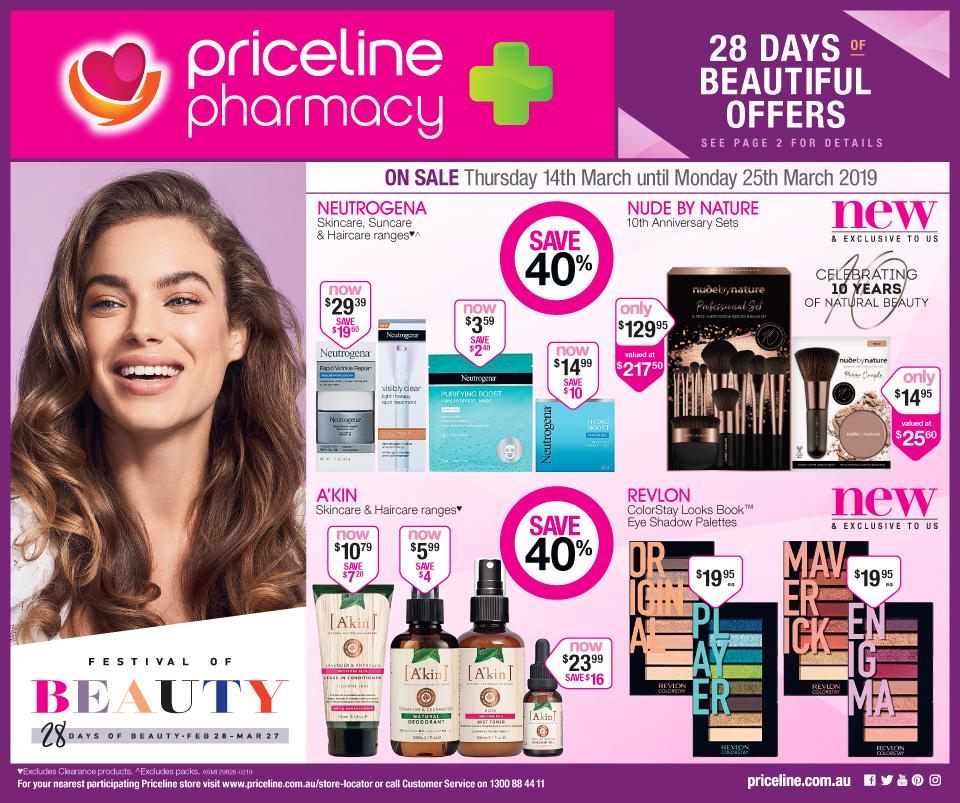 Priceline Catalogue 14 - 25 Mar 2019 | Catalogue AU