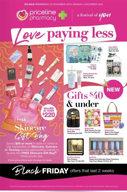 Priceline Catalogue 22 Nov - 4 Dec 2023 | Catalogue AU
