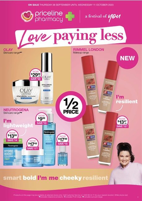 Priceline Catalogue Spring 28 Sep - 11 Oct 2023 | Catalogue AU