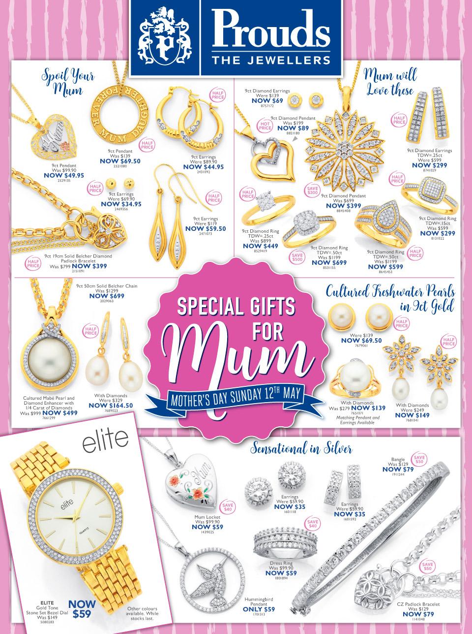 Prouds Catalogue Mother's Day 15 Apr - 12 May 2019 | Catalogue AU
