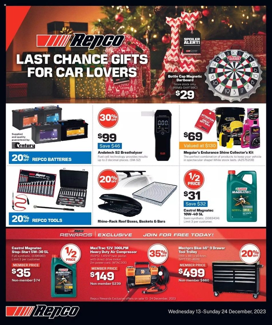 Repco Catalogue Christmas 2023 | Catalogue AU