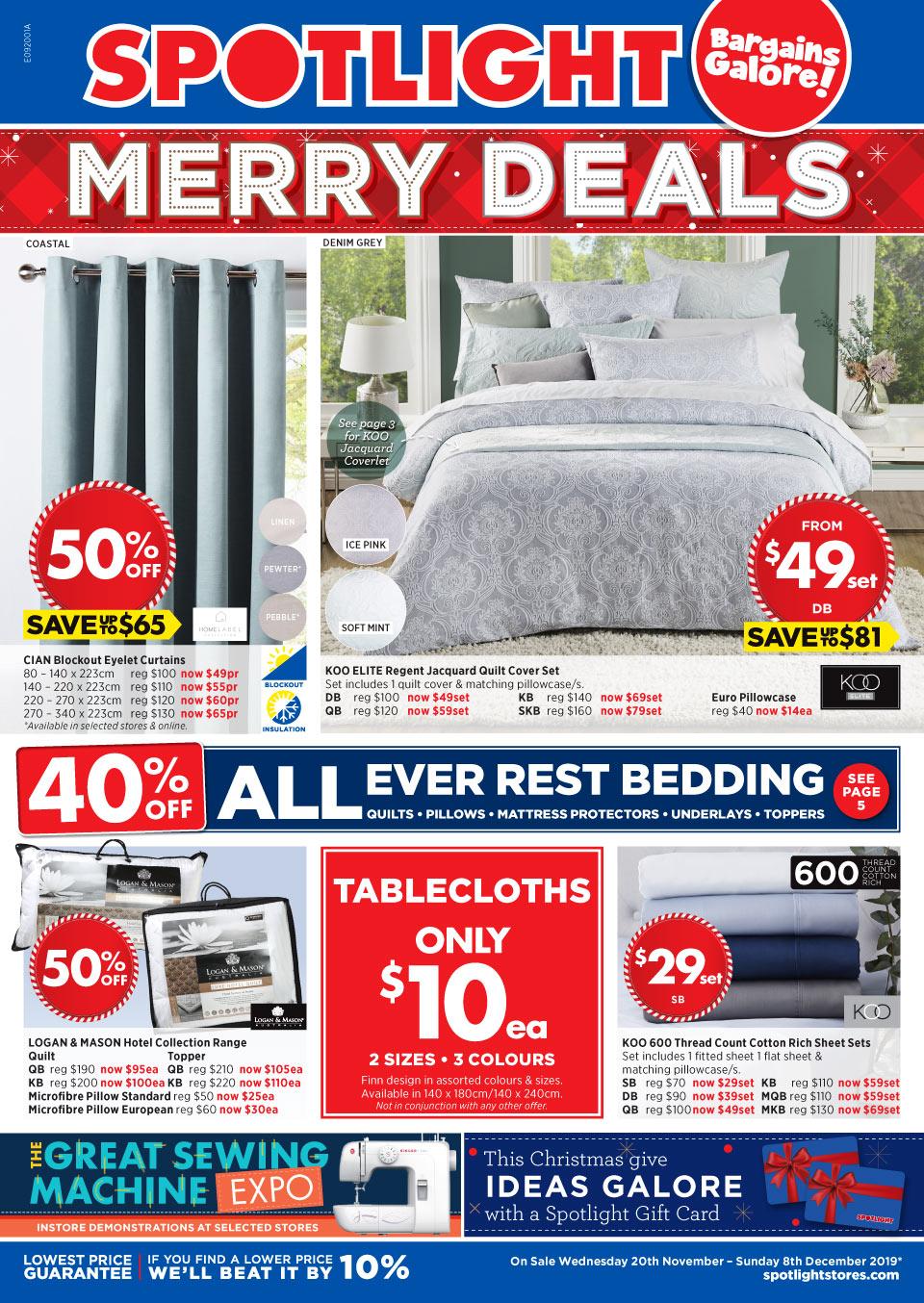 Spotlight Catalogue 20 Nov - 8 Dec 2019 | Catalogue AU