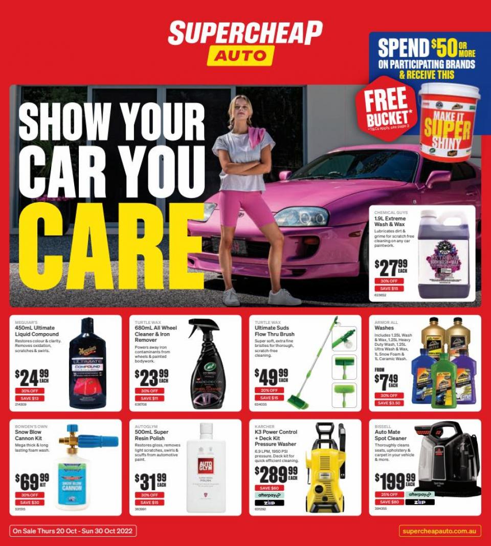 Supercheap Auto Catalogue 20 - 30 Oct 2022 | Catalogue AU