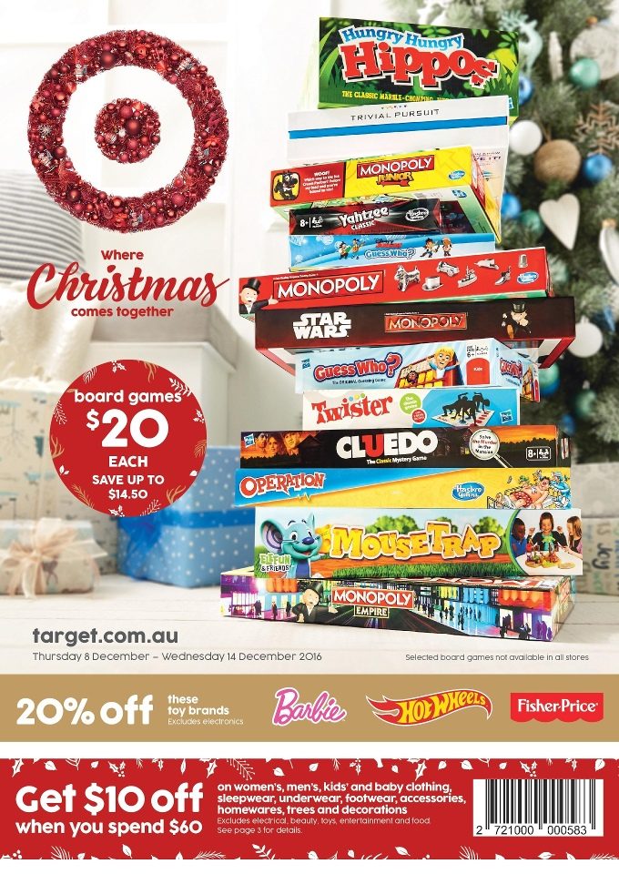 Target Catalogue Christmas 8 - 14 December 2016 | Catalogue AU