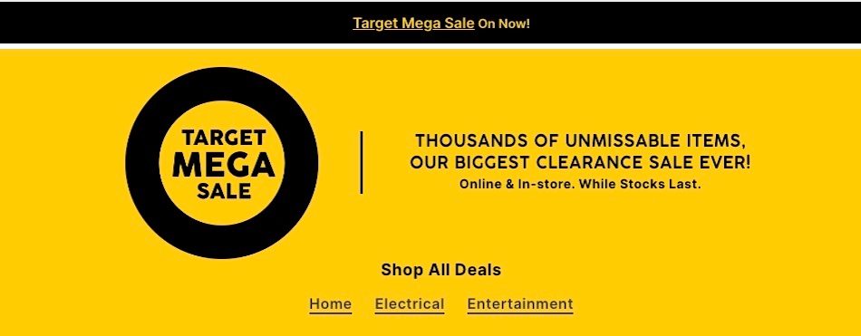 Target Mega Sale Boxing Day 2023 | Catalogue AU