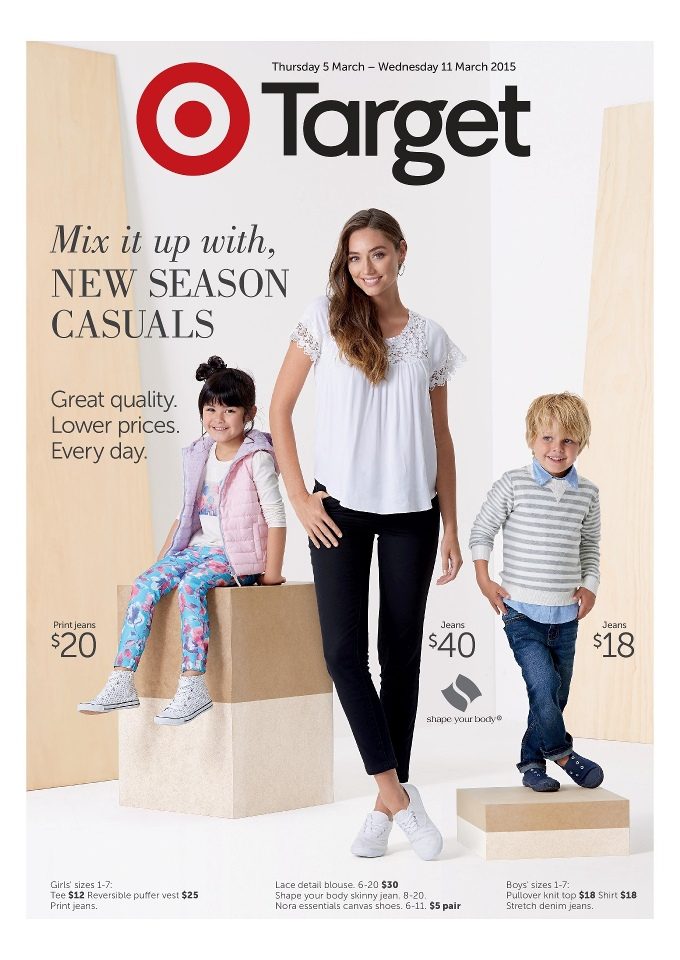 Target New Casual Clothing March 2015 | Catalogue AU